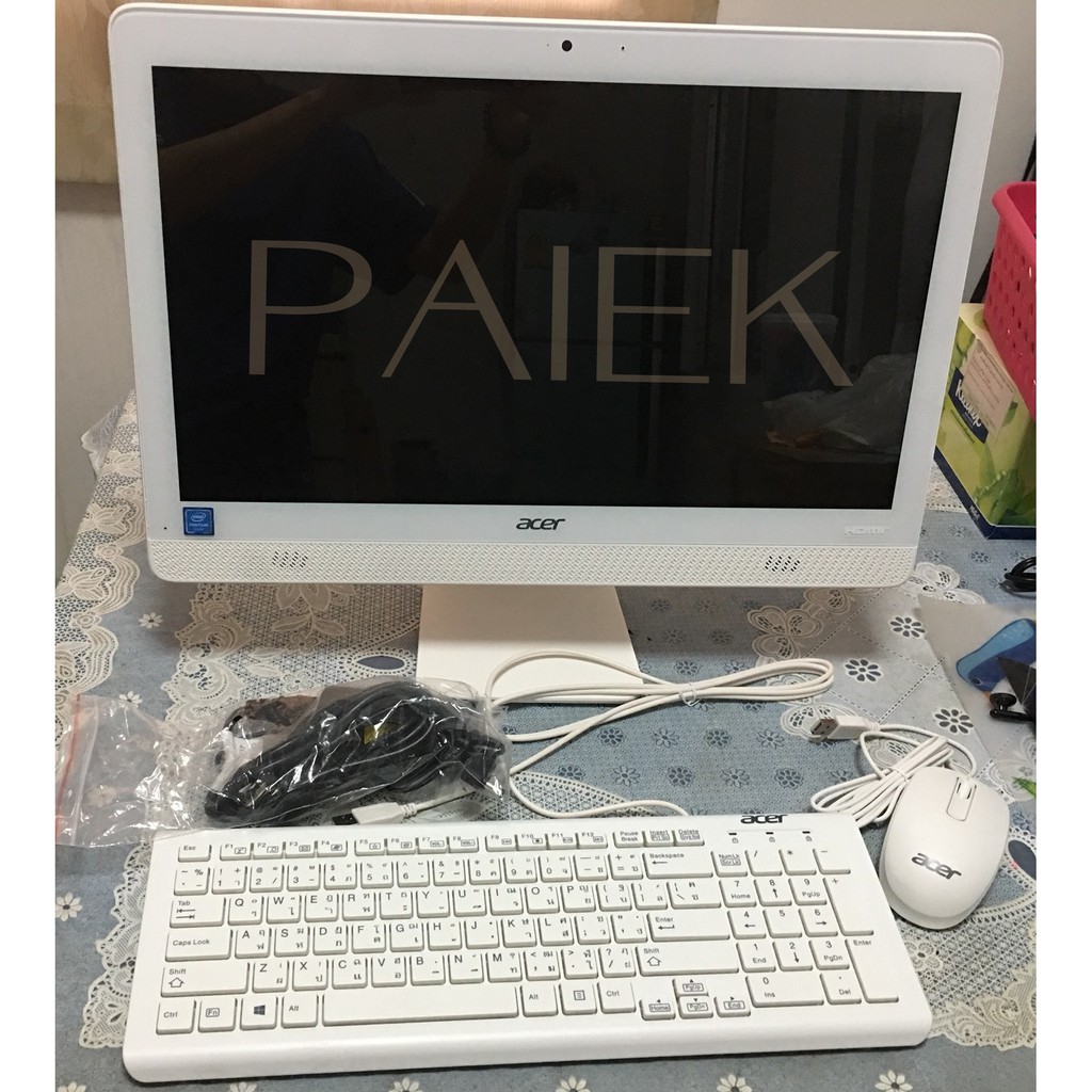 คอมพิวเตอร์ตั้งโต๊ะ Acer Aspire C20-720 All in one จอ 19.5" รับประกัน ...