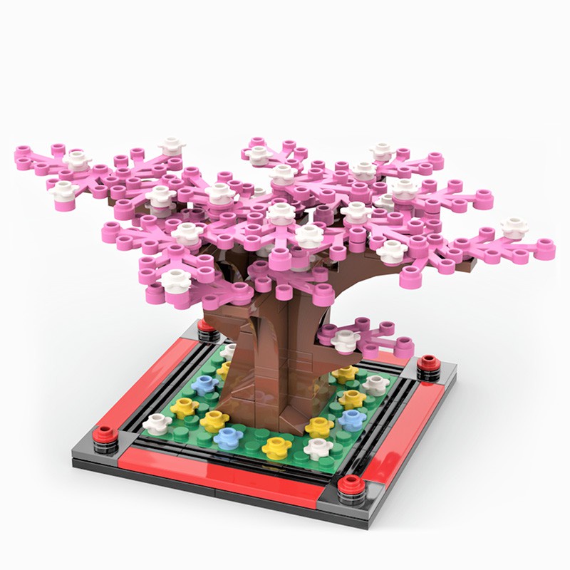 Moc - Sakura Tree 141 ชิ้น Lego City Tree Flower ตัวต่อของเล่นสําหรับ ...