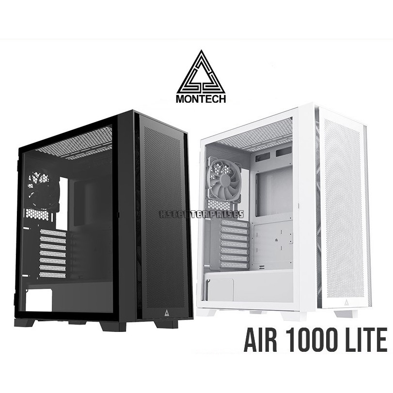 Case Montech AIR 1000 Lite (3 x Fan) ATX Tempered Glass (Mirror 4000d ...