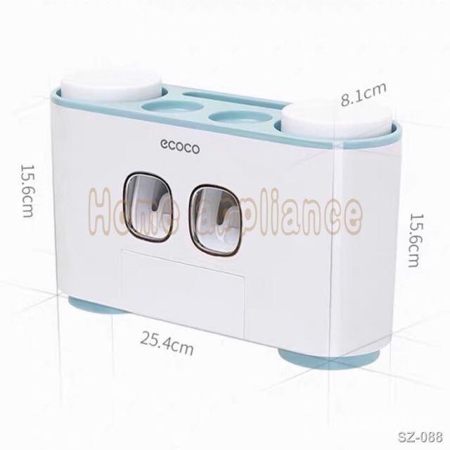 เครื่องใช้ในบ้าน ECOCO อุปกรณ์เก็บแปรงสีฟัน ที่บีบยาสีฟัน อัตโนมัติ E1802 g7d0 - x1pmj6a7ps ...