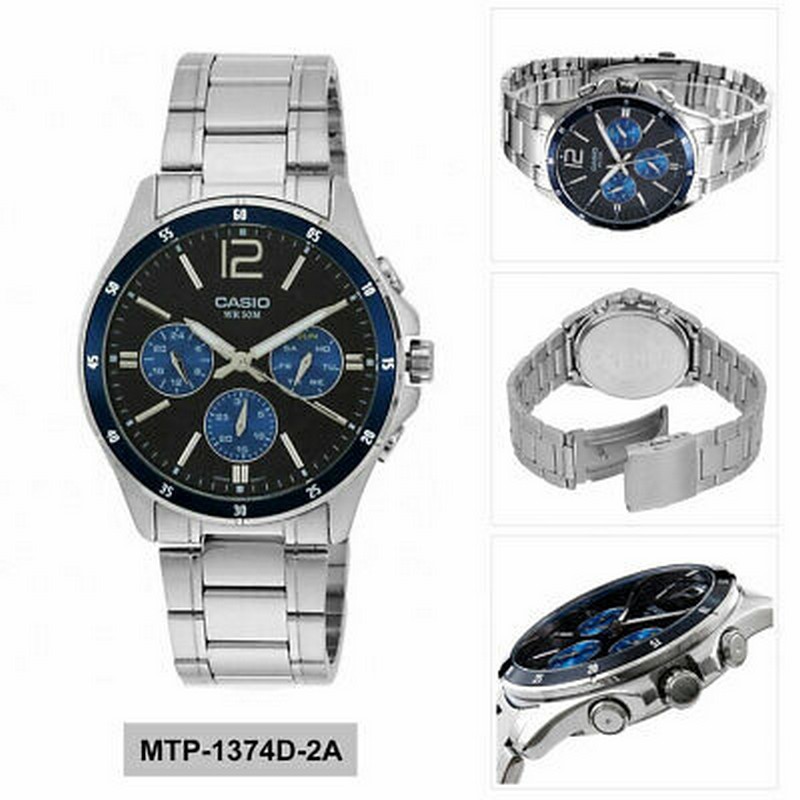 นาฬิกาผู้ชาย Casio ของแท้ MTP-1374D-1A, MTP-1374D-1A2, MTP-1374D-2A ...