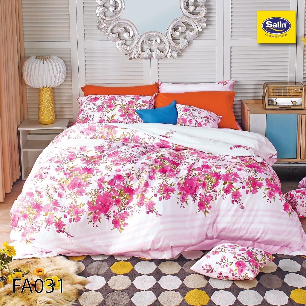 Facino ชุดผ้าปูที่นอน 6 ฟุต 5 ฟุต 5 ชิ้น (ไม่รวมผ้านวม) MIX MATCH YOUR ...