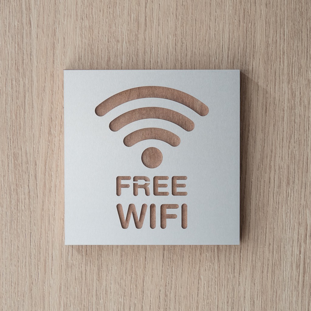 ป้าย Free Wifi สำหรับตกแต่งร้าน | Shopee Thailand