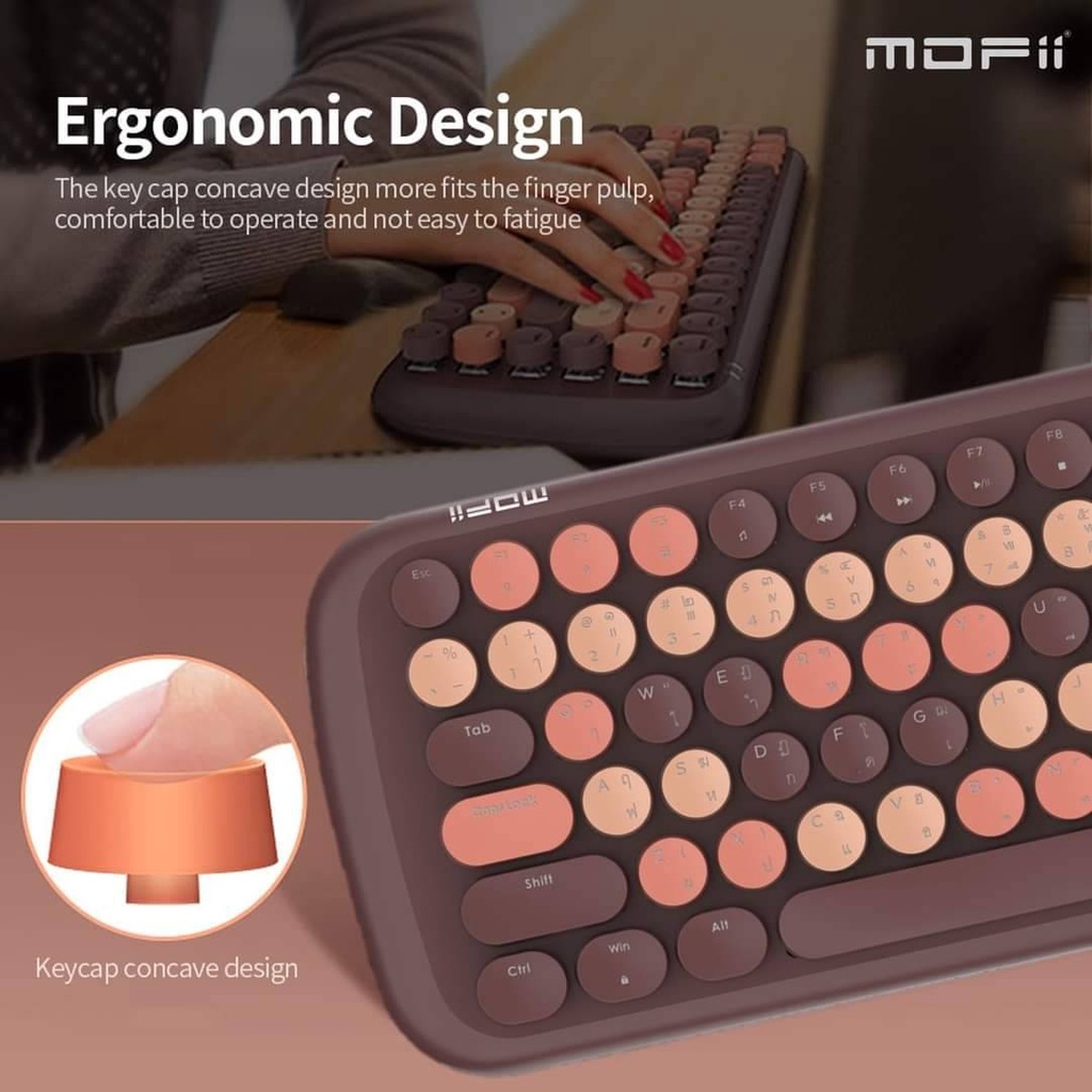 MOFII CANDY M BACKLIT MECHANICAL KEYBOARD คีย์บอร์ดมีสายสำหรับเล่นเกมส์ ...
