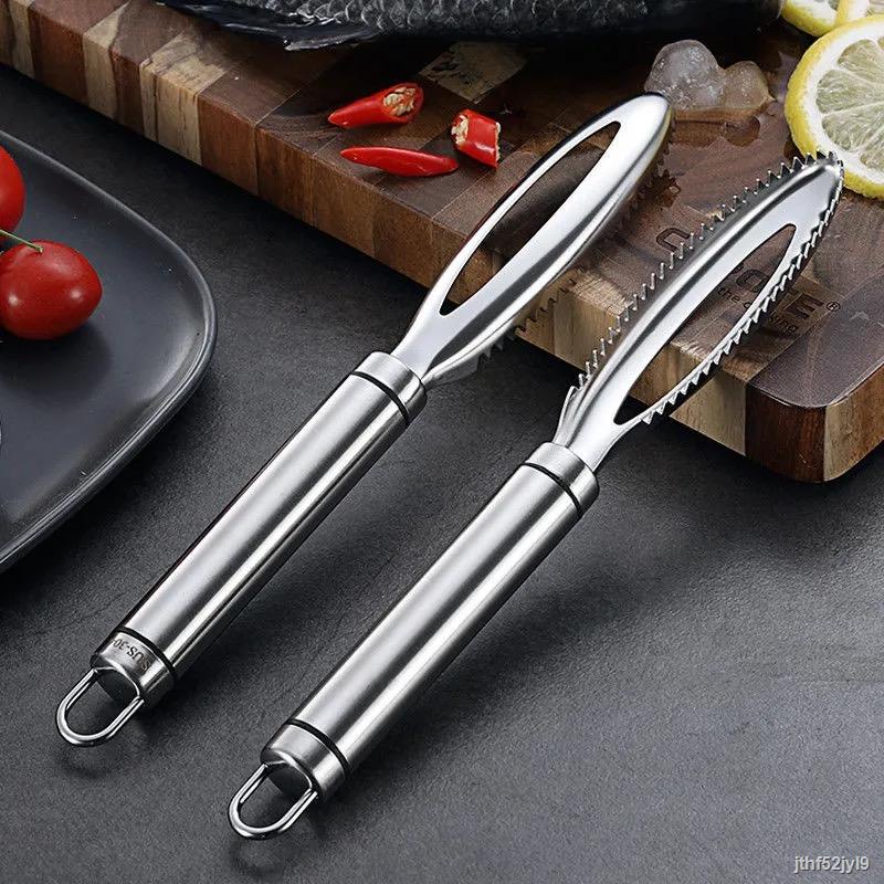 Fish knife Cleaning Peeler Fish Skin Brush Scraping Fishing Scale Brush ...