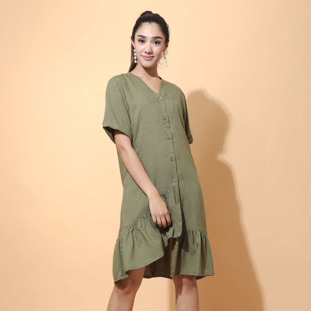 ชุดเดรส Blusha Anthrium สําหรับผู้หญิง - batik_dirga.th - ThaiPick