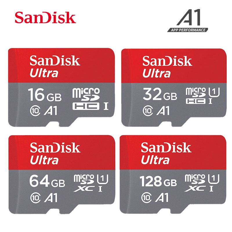 Ultra A1 Microsd Memory Card 256GB 200GB 128GB 64GB 32GB 16GB TF Card ...