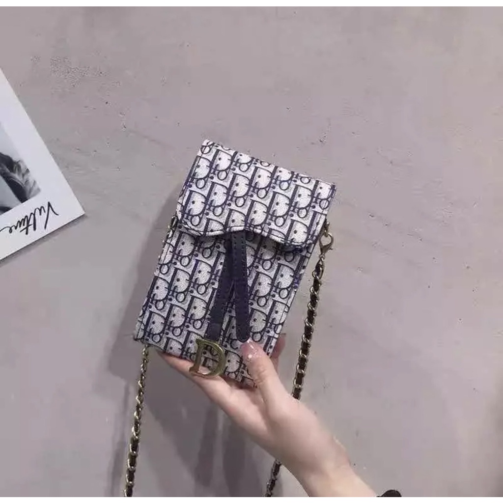 สินค้ามีพร้อมส่งกระเป๋าสะพายใส่โทรศัพท์มือถือชาแนลยิปแซงดิออ(มีบริการ ...