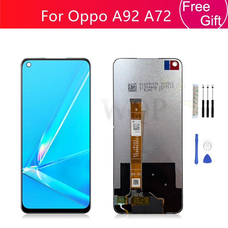 สำหรับ OPPO A92จอแสดงผล LCD Touch Screen Digitizer Assembly สำหรับ OPPO ...