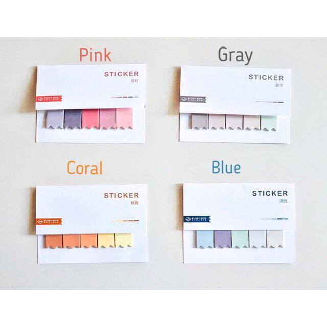 โพสอิท Pantone sticker post it คั่นหน้า | Shopee Thailand