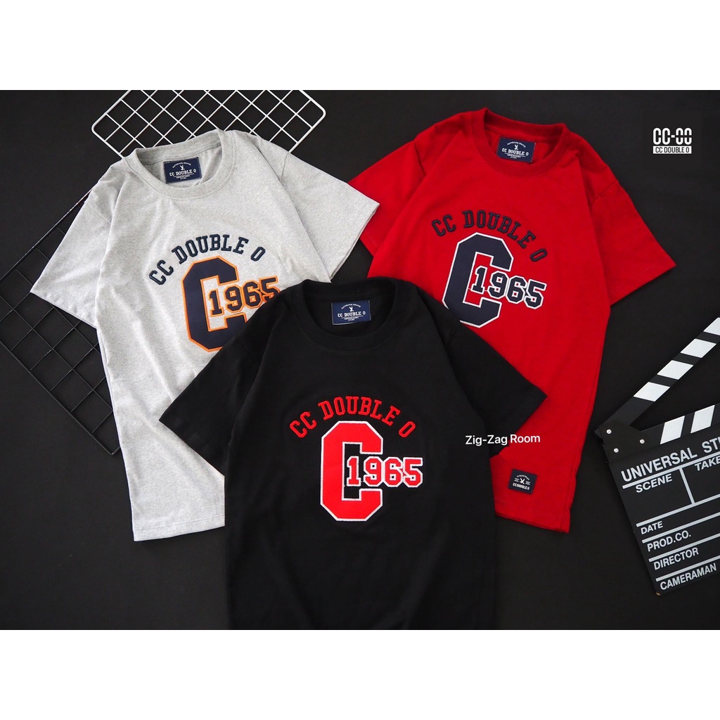 สินค้าขายดี ???? เสื้อยืดงานปัก-งานป้าย ????CC-OO Cotton 100%( SMLXL )์ No.43 - ton6066 - ThaiPick