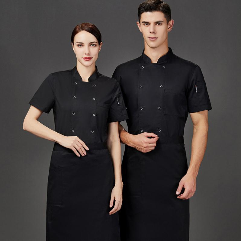 Catering Hotel Chef Workwear Short-Sleeved Mens Hot Pot Restaurant ...