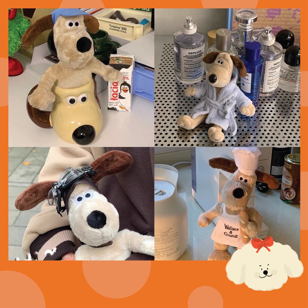 [พร้อมส่งจากไทย] ตุ๊กตาหมา กรอมิท gromit มาใหม่ ฮิตมาก | Shopee Thailand