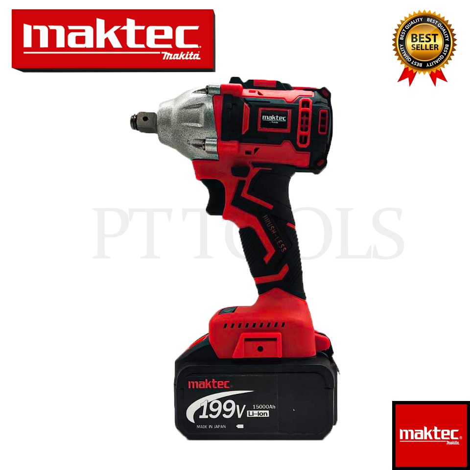 MAKTEC บล็อกไร้สาย 199V (แปลงเป็นสว่านได้) 2IN1 (AAA) - pt_tools - ThaiPick