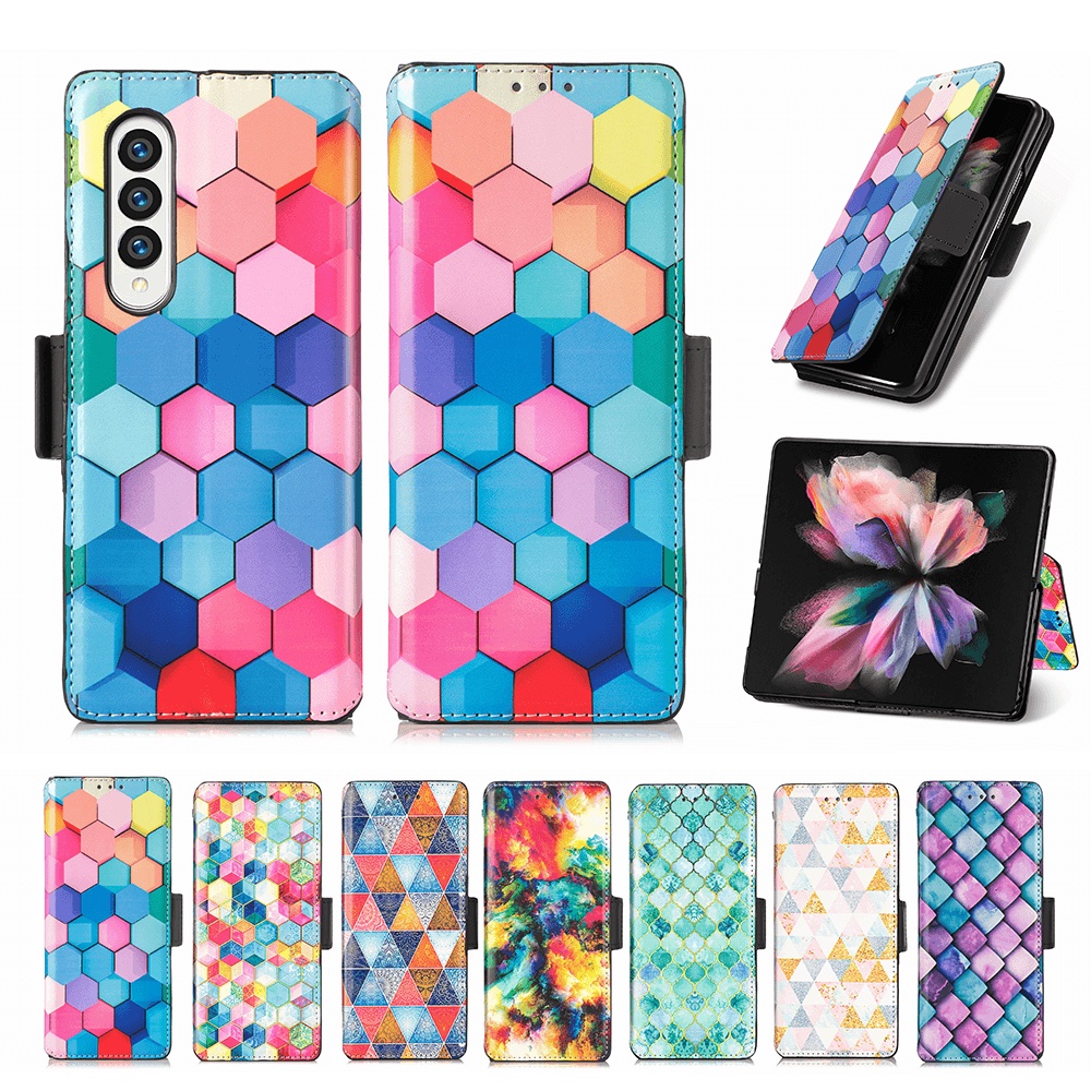 Casing For Samsung Galaxy Z FOLD 3 Phone Case Three-dimensional ...