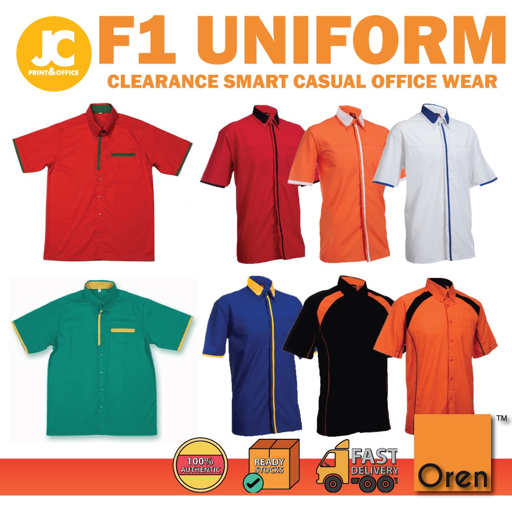 JCP x OREN SPORT MEGA CLEARANCE Unisex F1 Business Smart Casual Office ...