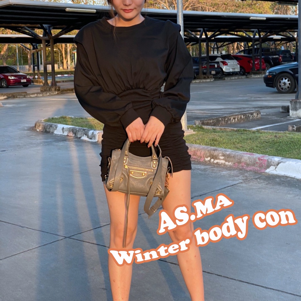 AS.MA ชุดเดรสสั้นสม็อคเข้ารูป Sexy สุดๆ สวยแซ่บสไตล์สาว ASMA AS.MA ...