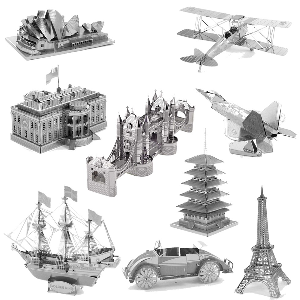 3D METAL MODEL KIT โมเดล3D collection 4 | Shopee Thailand