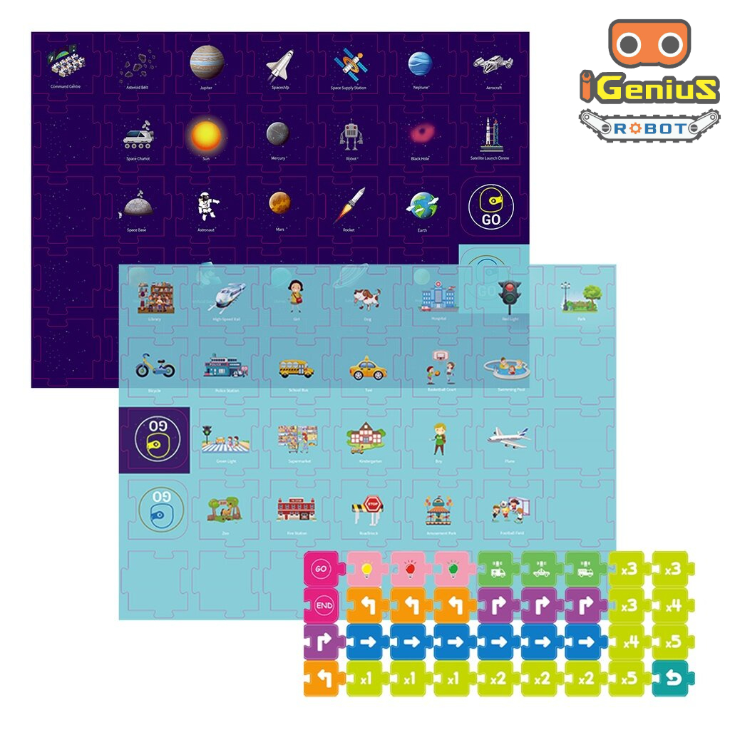 ฟรีของแถม ของเล่นเสริมพัฒนาการ v2 หุ่นยนต์ Coding Unplugged Robot โปรแกรม Genius Innovative Toy ...