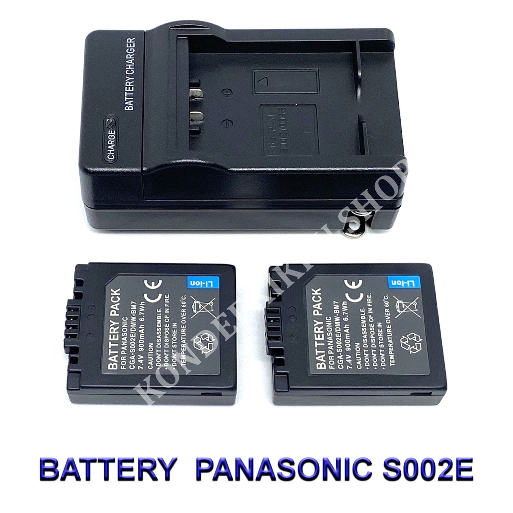 Suitable for Panasonic DMC-FZ1 FZ3 FZ4 FZ5 FZ20 FZ10 BM7 CGA-S002E charger camera battery ...