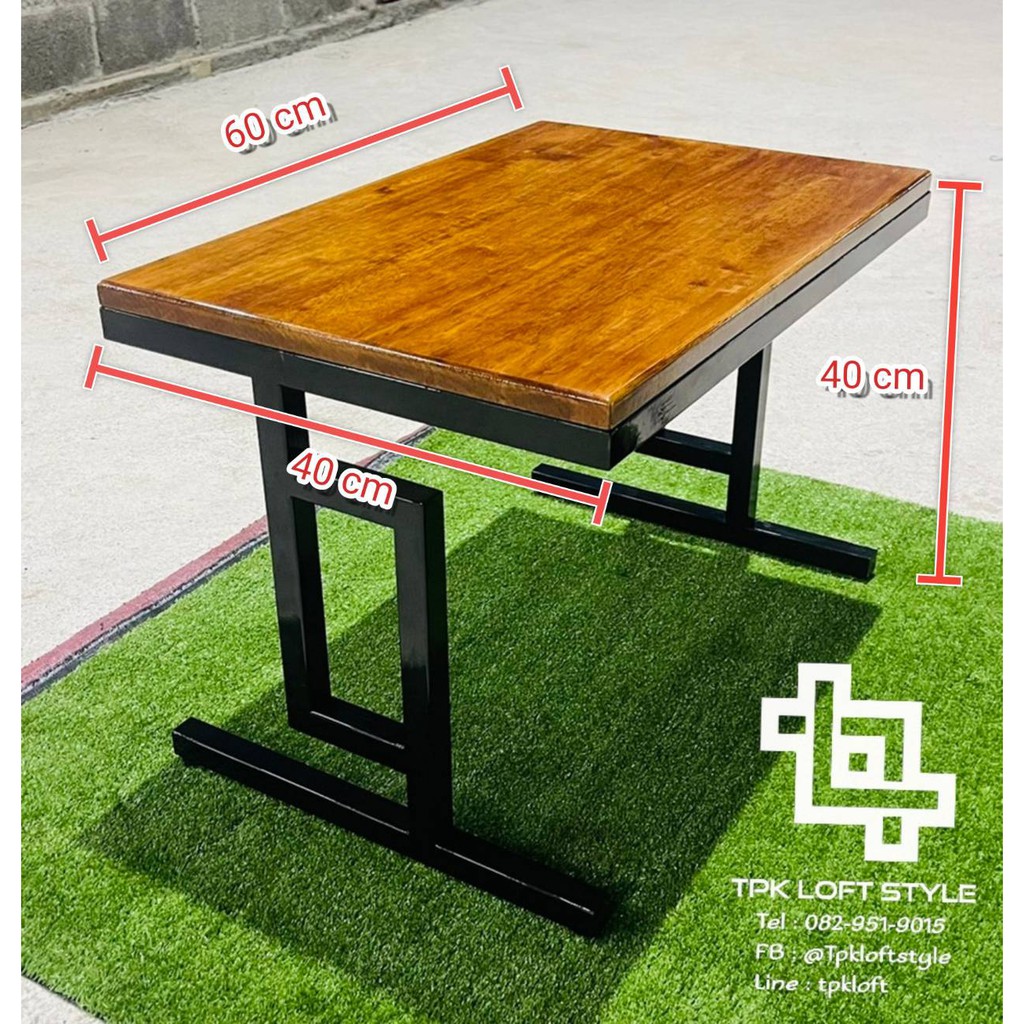 โต๊ะข้างเตียง โต๊ะเล็ก โต๊ะสไตล์loft - tpkloftstyle.th - ThaiPick
