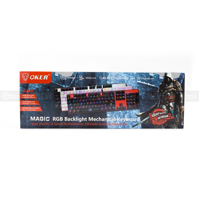 Oker K84 คีย์บอร์ดเกมมิ่ง Magic RGB Backlight Mechnical - buybye.shop ...