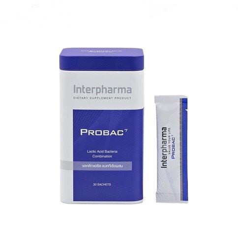 Interpharma Probac7 Lactic Acid Bacteria Probac โปรแบคเซเว่น (10 ซอง ...