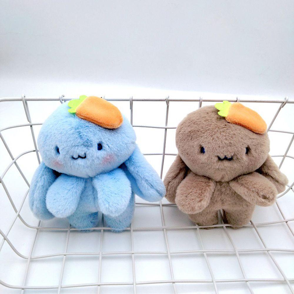 REBUY Cute Rabbit Stuffed Toy Children Bag Pendant Radish Rabbit Plush ...