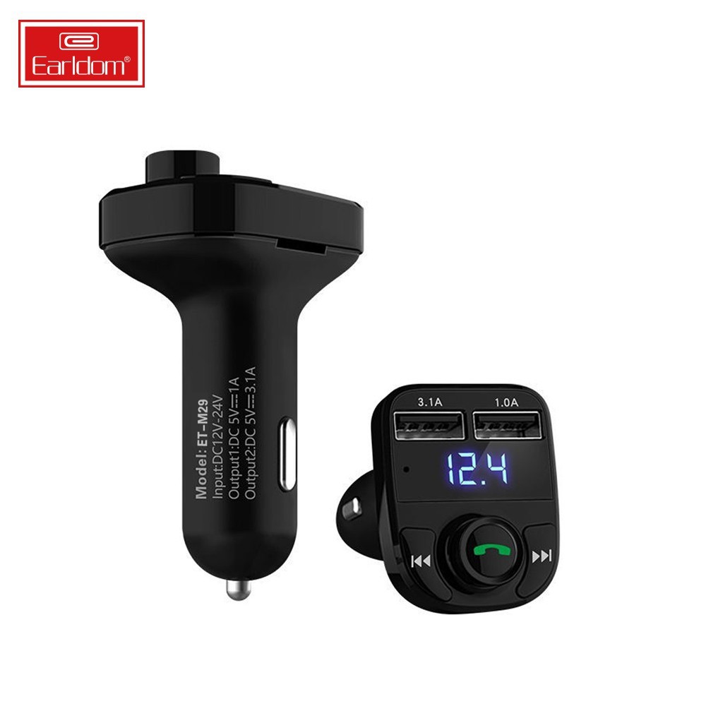 Earldom ET-M29 บลูทูธรถยนต์ ที่ชาร์จไฟมือถือ - earldom_shop - ThaiPick