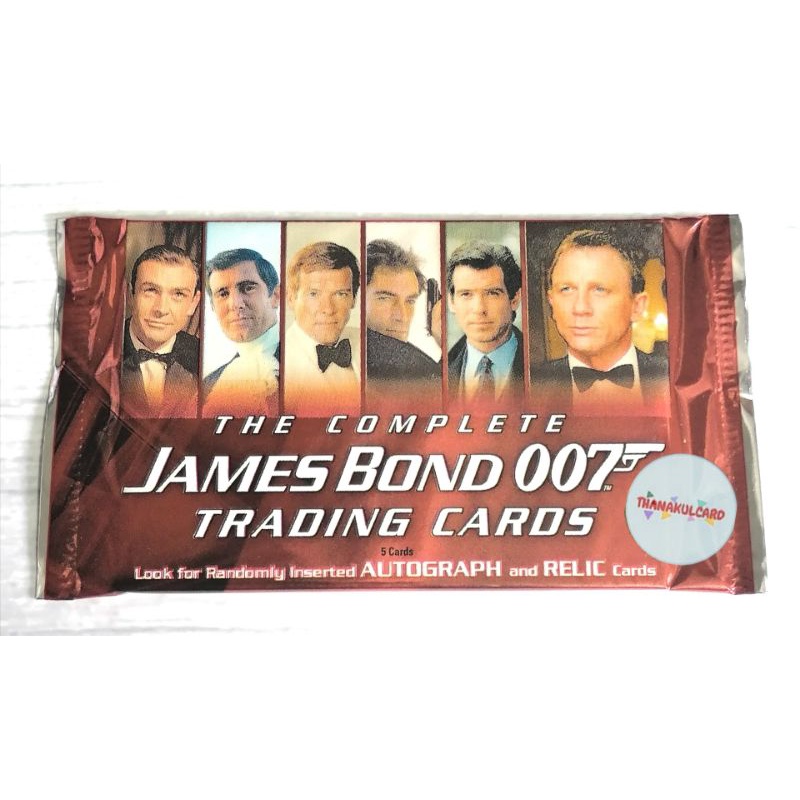 (Sealed Pack) ซองสุ่มการ์ดลายเซ็นต์ เจมส์ บอนด์ พยัคฆ์ร้าย 007 THE ...