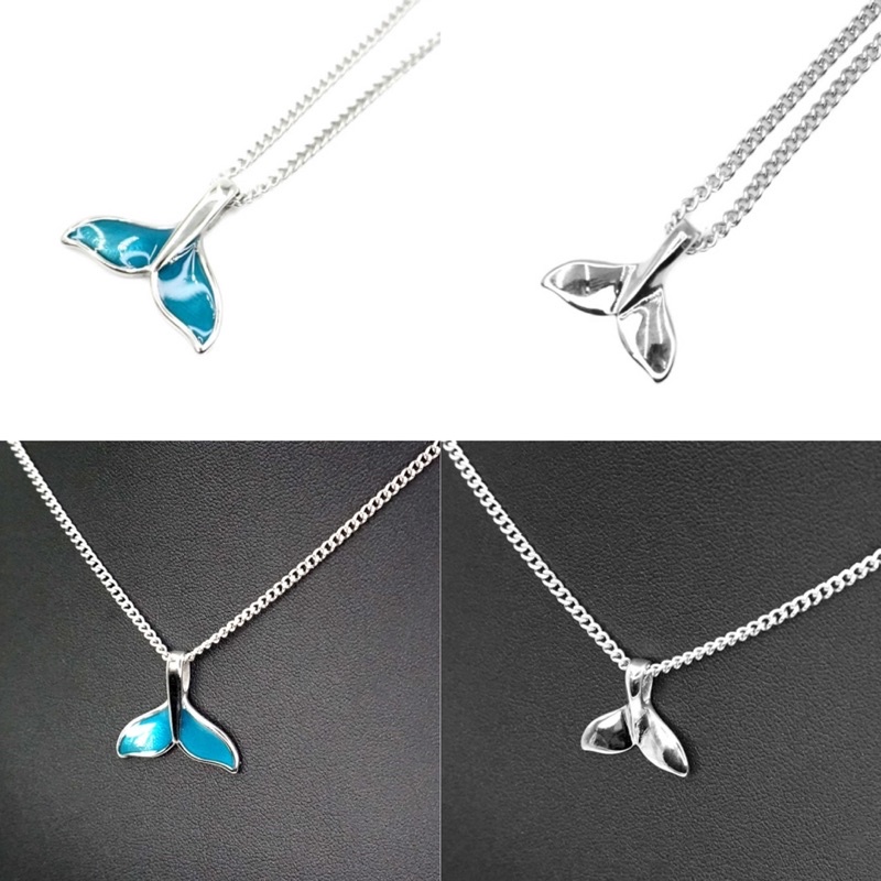 พร้อมส่งที่ไทย(มีเก็บปลายทาง)สร้อยคอหางปลาวาฬ Delixie ที่น้องจองกุกใส่ ...