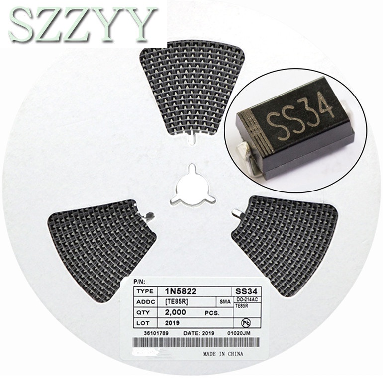 2000PCS SMA Rectifier diode 1N4007 M7 1N5819 SS14 1N5822 SS34 SR160 ...