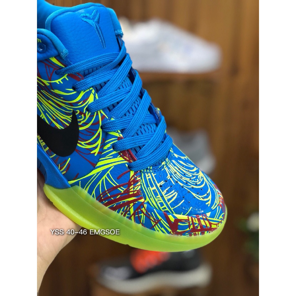 ของแท้ จัดส่งฟรี Nike Kobe 4 Protro ZK4 รองเท้าบาสเก็ตบอล รองเท้ากีฬา ...