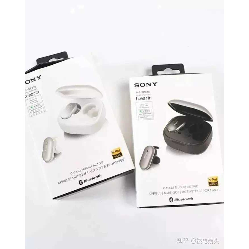 รับประกัน﹊ ๑Sony หูฟังบลูทูธ WF-SP920 หูฟังไร้สาย ตัดเสียงรบกวน หูฟัง ...