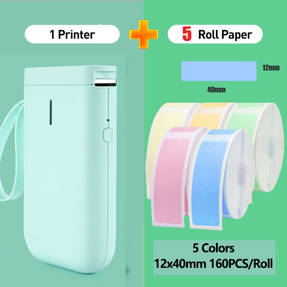 Niimbot D11 Mini Portable LABEL PRINTER Handheld thermal Label printer ...