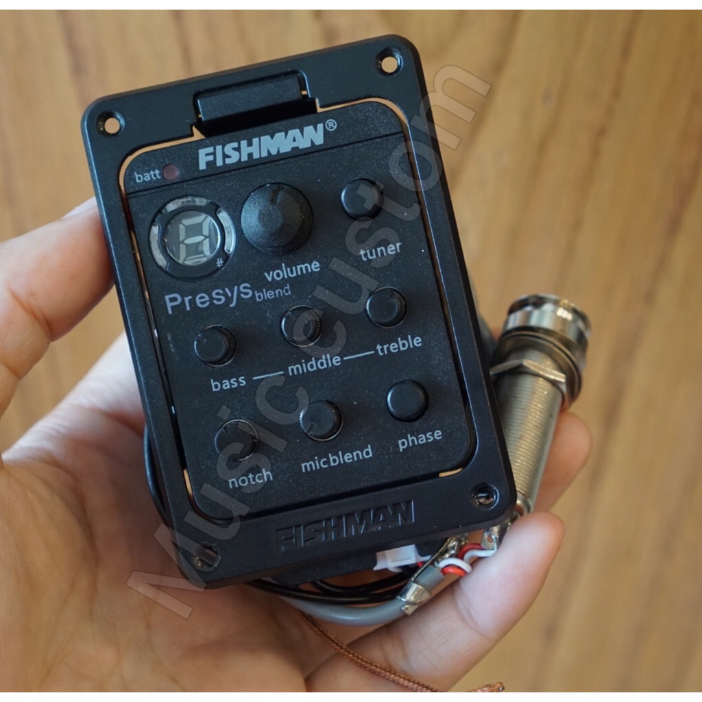 Fishman 301 แบบดีมีไมค์ EQ Fishman301 (งานเทียบเท่า) มี2ระบบ เปียโซ่ ...