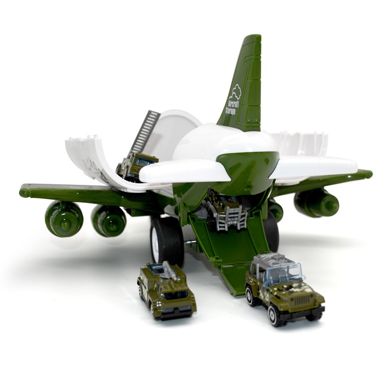 ☂☍Inertia Children's Gift Airplane Toy Large Storage with Alloy Truck ...