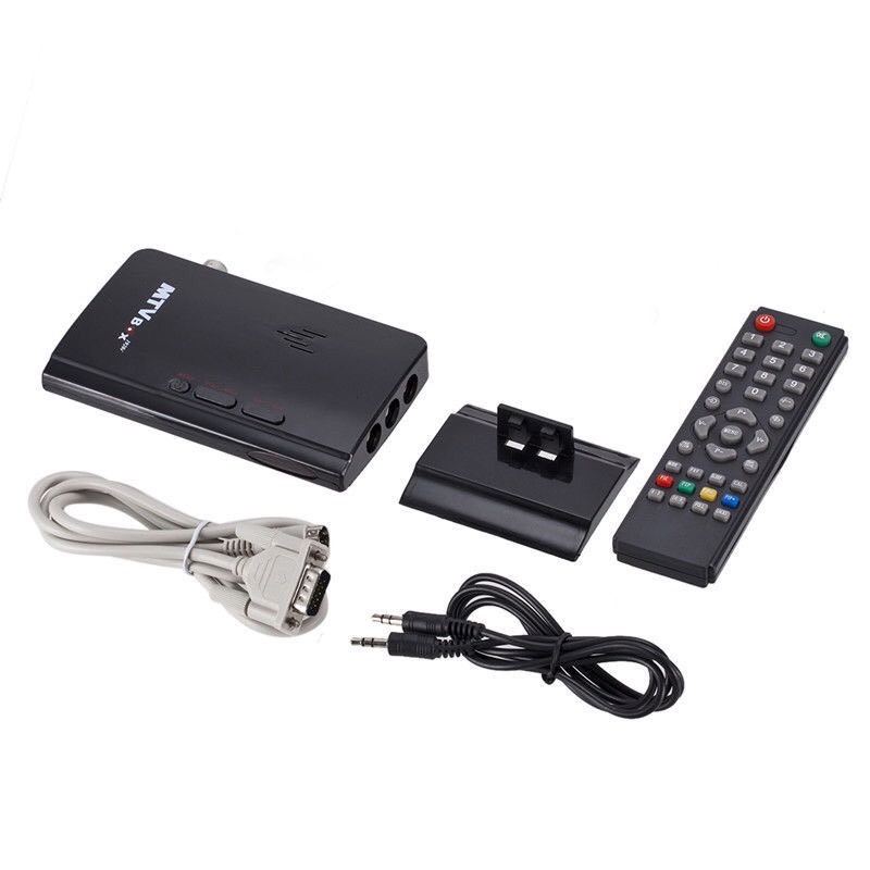 Mtv Box Hd Lcd Crt Tv Box Av To Vga กล่องรับสัญญาณทีวีพร้อมรีโมทควบคุม ...