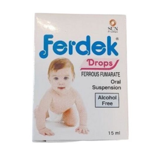 Ferdex Drops 15 ml. - เฟอร์เดด ชนิดหยด 15 มล. (เสริมธาตุเหล็ก บำรุง ...