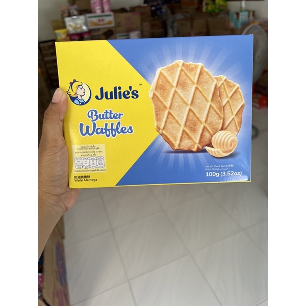 โฉมใหม่ จูลี่ Julies Butter Waffles จูลี่บัตเตอร์ วาฟเฟิล กรอบบางหอมเนย