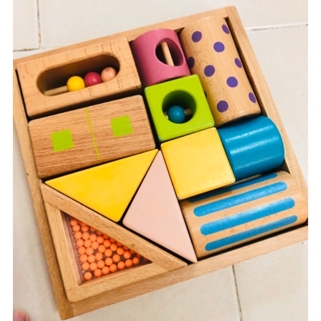 บล็อกไม้ มีเสียง บล็อกมีเสียง ของเล่นเด็ก Sound block ของแบรนด์ ed inter ของเล่นสุดฮิตจากญี่ปุ่น ...