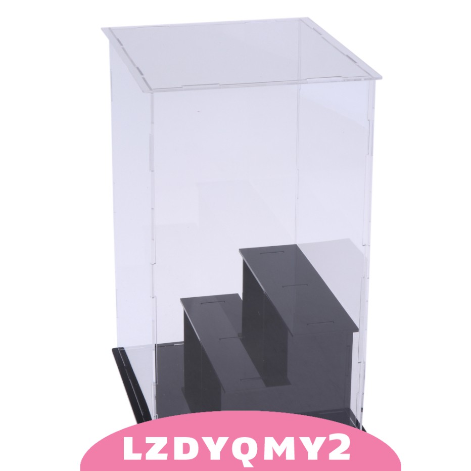 Curiosity 3 Steps Clear Acrylic Display Case Model Figures Protection ...