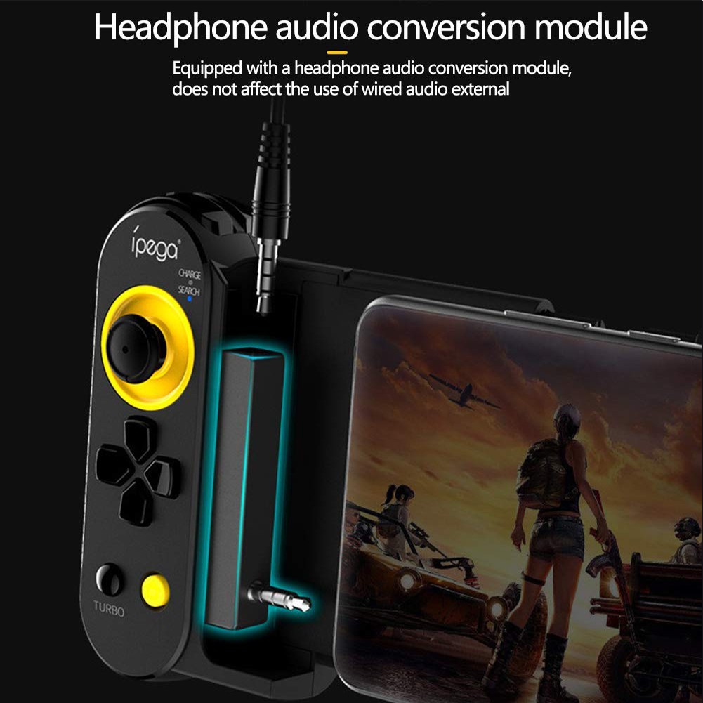 เกมแพด:iega G9167 Gamead Bluetooth Wireless Joystick Trigger ubg ...