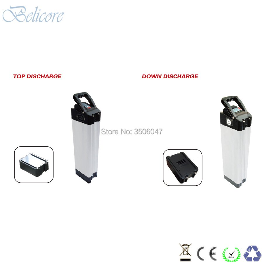 แบตเตอรี่จักรยานไฟฟ้า 24v 36v 48v silver fish battery case electric ...