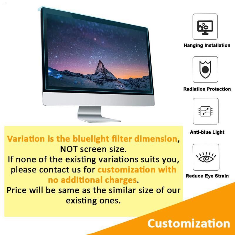 Laptop/Desktop/iMac Hanging Type Blue Light Blocking Screen Protector ...