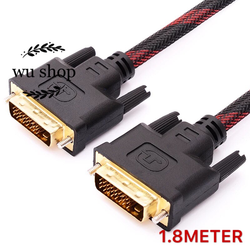 สายจอ DVI to dvi 24+1 ยาว1.8m 3m 5m 10m สายถัก | Shopee Thailand