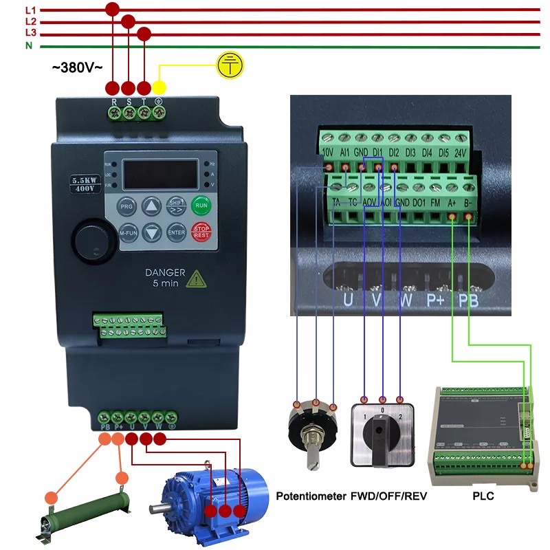 VFD Inverter low cost 2.2kw 3.7kw 5.5kw 7.5kw 11kw - uswltd - ThaiPick