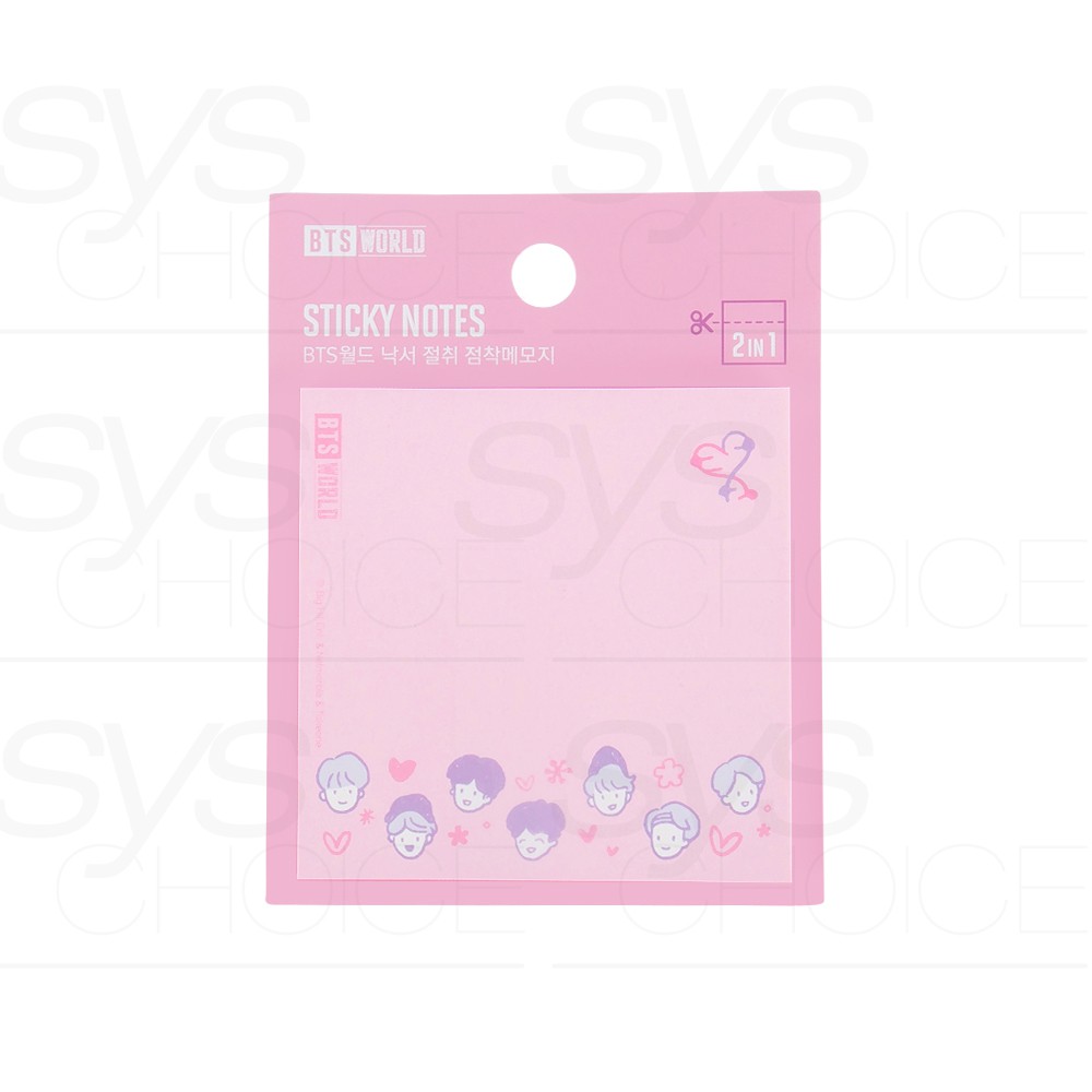 BTS WORLD Official MD Sticky Notes 4SET - syschoice.th - ThaiPick