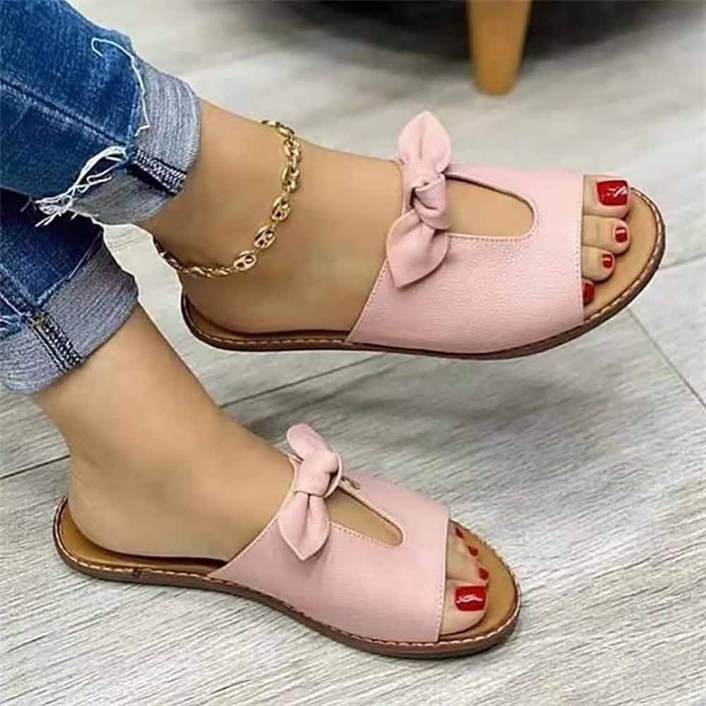 รองเท้าแตะฤดูร้อน Fashion Casual Women Summer Sandal Butterfly Knot
