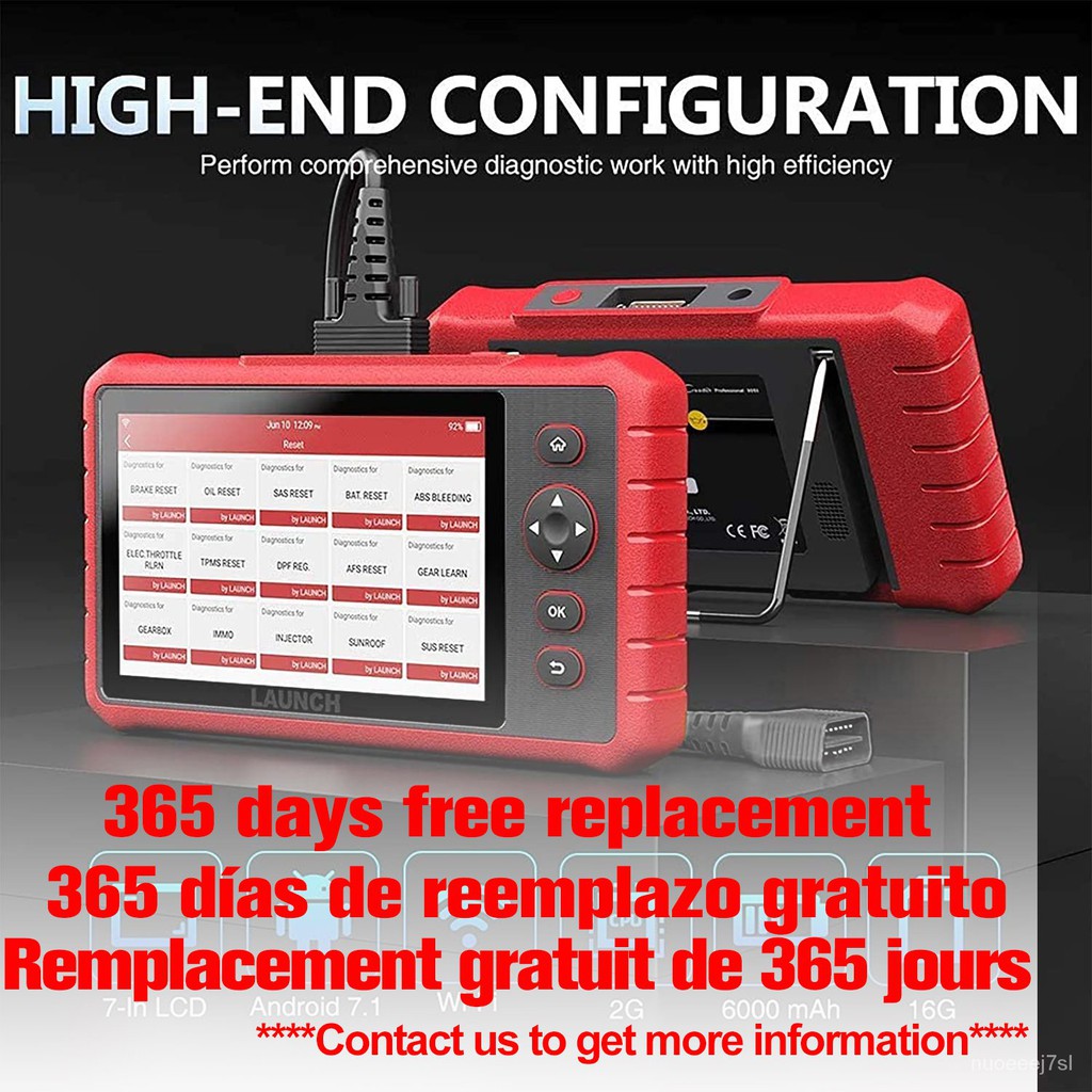 LAUNCH X431 CRP909X OBD2 Scanner Full System Code Reader wifi ...